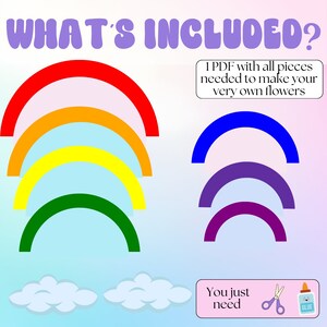 Rainbow Cut and Glue Craft for Kids Indoor Activity Fine Motor Skills ...