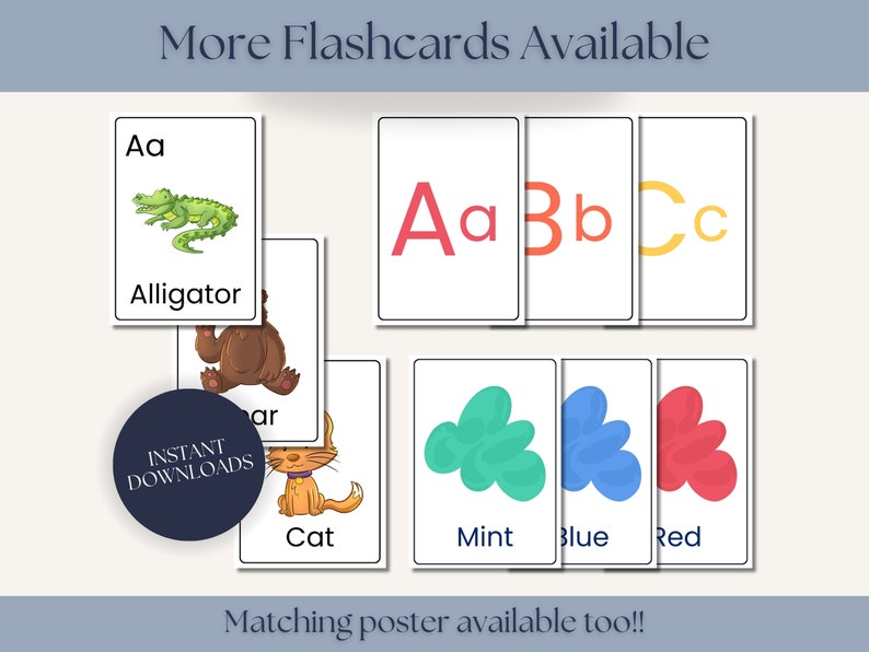 Numbers 1-100 Flash Cards Printables Toddler Cards Educational Cards ...