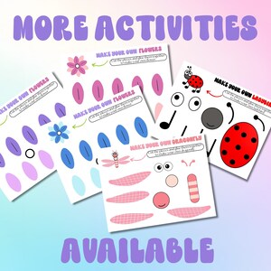 Rainbow Cut and Glue Craft for Kids Indoor Activity Fine Motor Skills ...