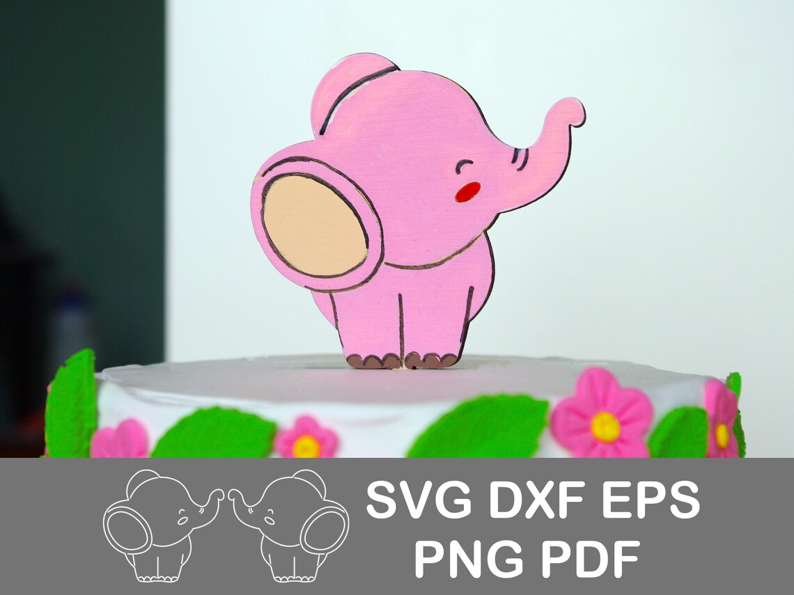 Elephants SVG File for Decorations / Digital Files for Laser - Etsy