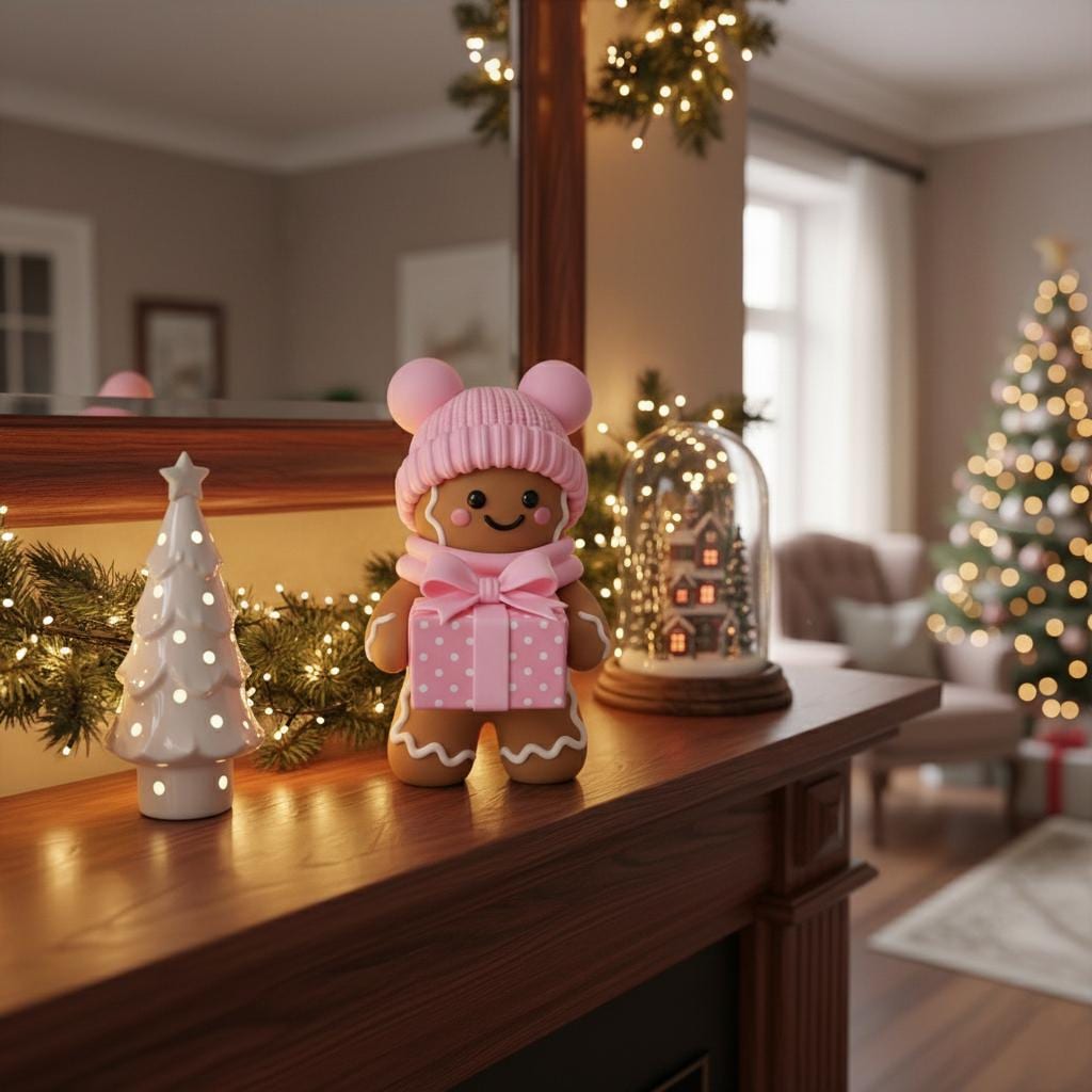 Cute Gingerbread Man STL Files: Ornament, Standing, Figure | Christmas ...
