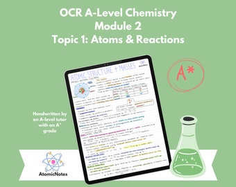 30% OFF BUNDLE OCR A Level Chemistry Module 3 Notes by Atomicnotes - Etsy