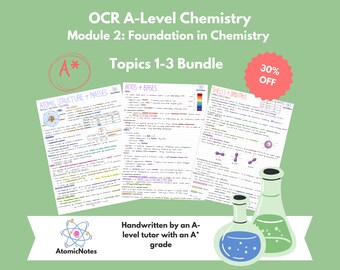 30% OFF BUNDLE - OCR A Level Chemistry Module 3 Notes by Atomicnotes - Etsy