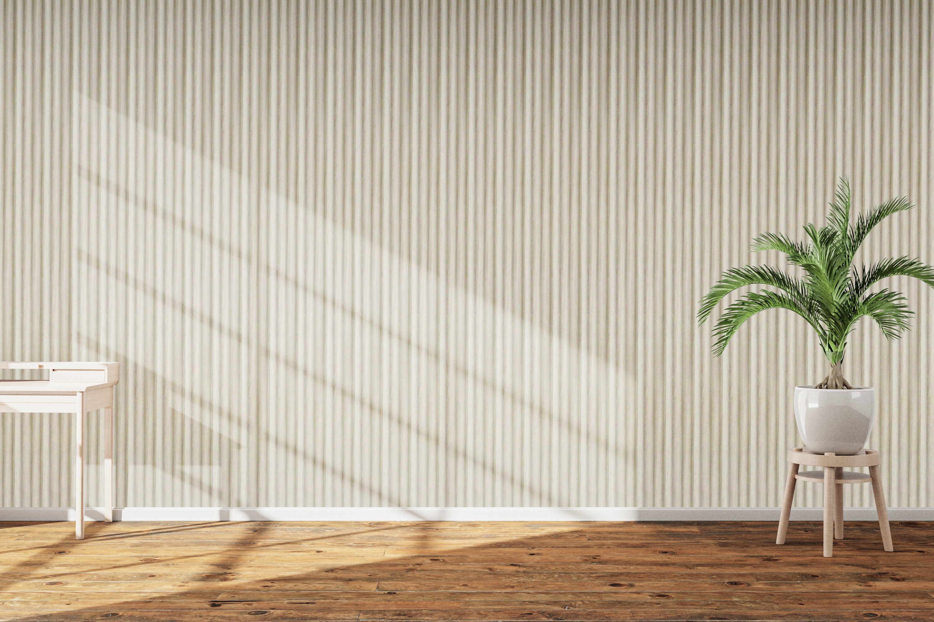 8FT Wall Panel 3 Hill Style Slat System white Oak, Chestnut, Dark Gray ...