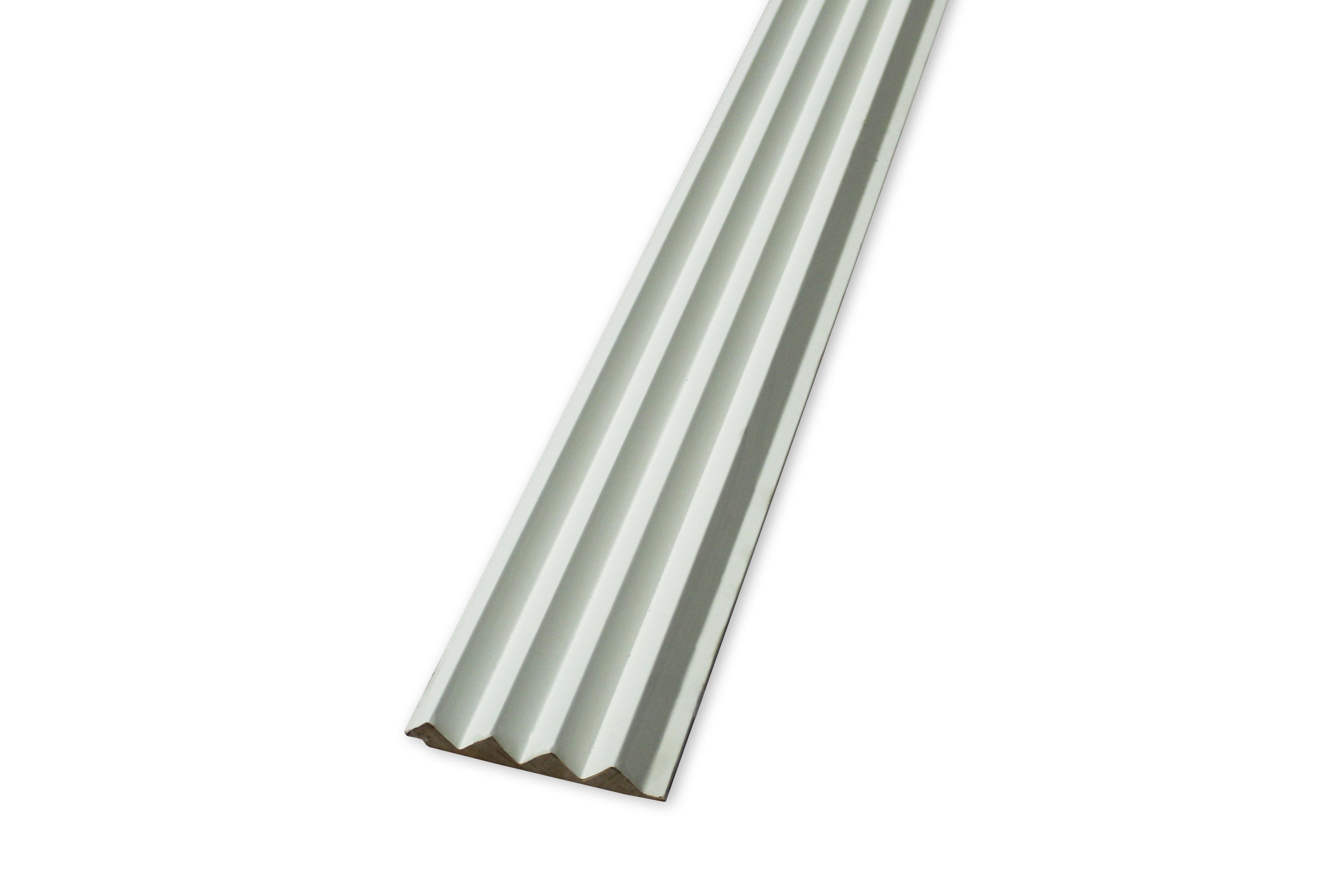 8FT Wall Panel 4 Triangle Slat System white Oak, Chestnut, Gray, White ...