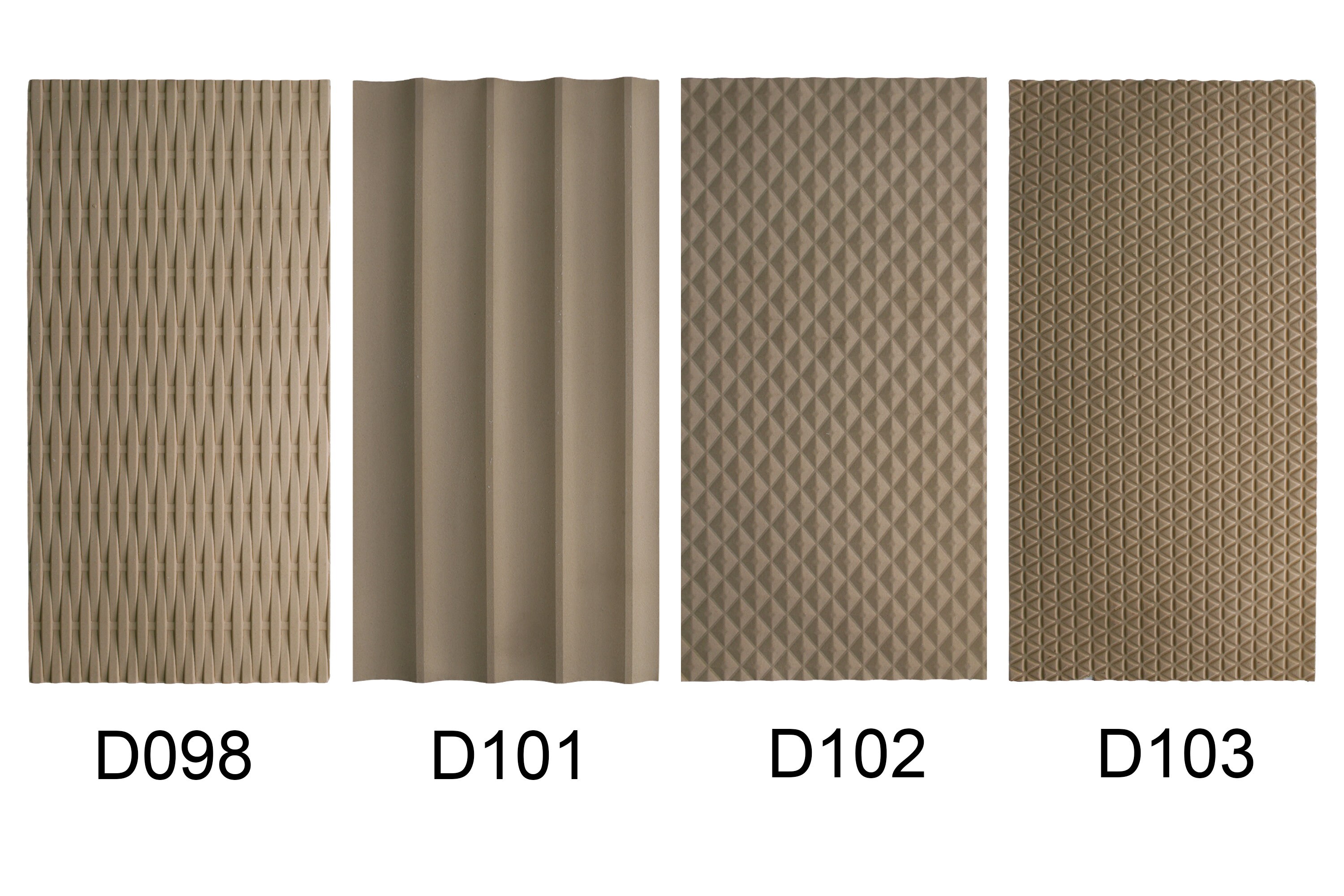 10FT Premium 3D Textured Flexible MDF Board - Embossed Wood Pulp Finish ...