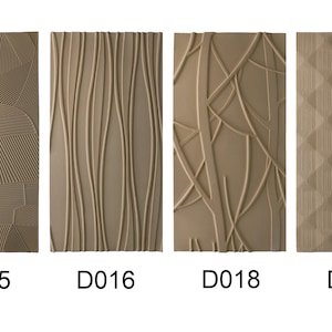 10FT Premium 3D Textured Flexible MDF Board - Embossed Wood Pulp Finish ...