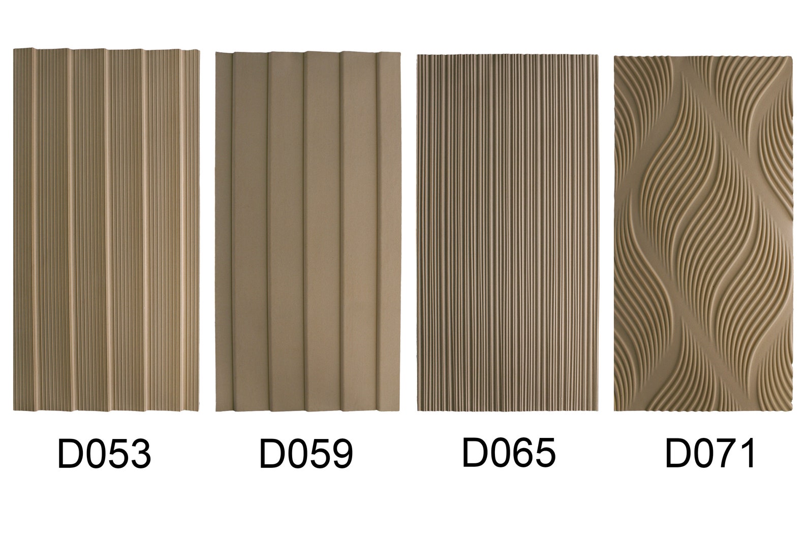 10FT Premium 3D Textured Flexible MDF Board - Embossed Wood Pulp Finish ...