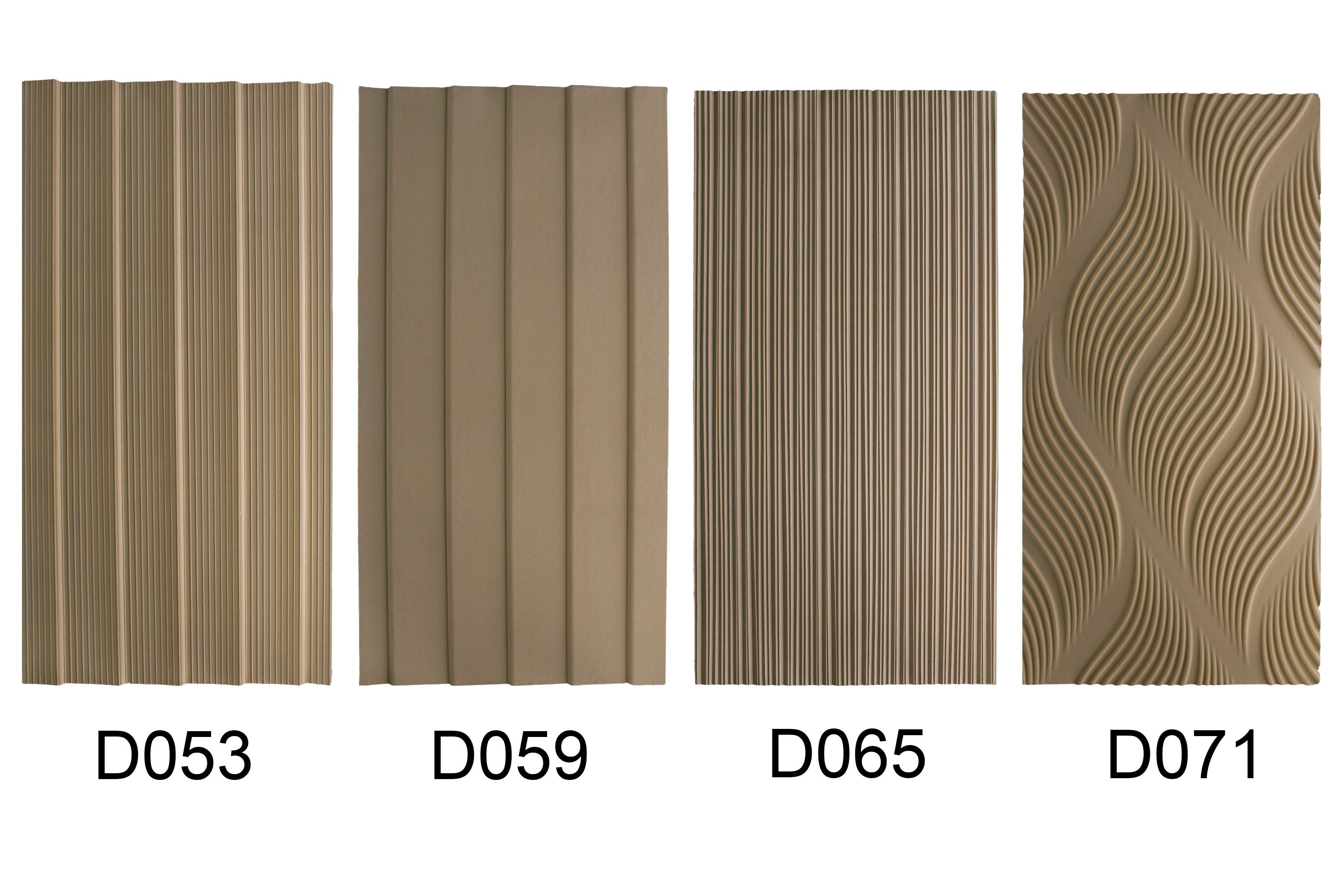 10FT Premium 3D Textured Flexible MDF Board - Embossed Wood Pulp Finish ...