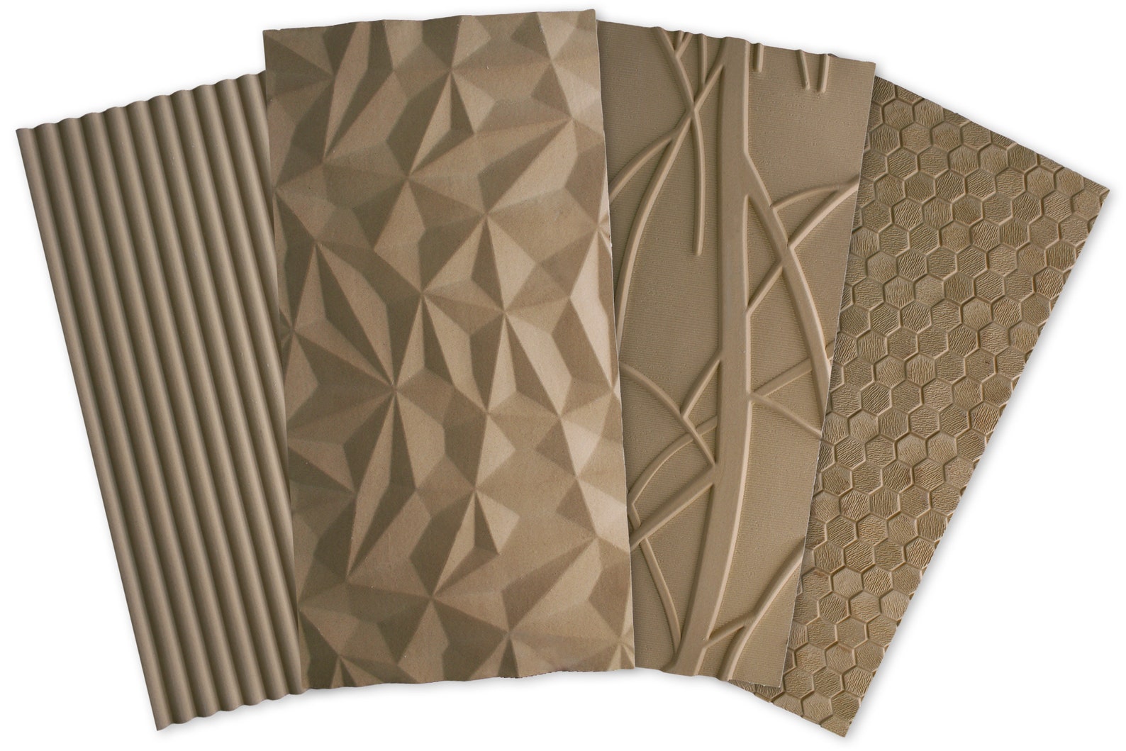 10FT Premium 3D Textured Flexible MDF Board - Embossed Wood Pulp Finish ...