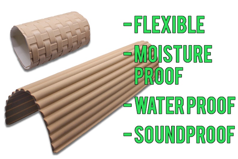 10FT Premium 3D Textured Flexible MDF Board - Embossed Wood Pulp Finish ...