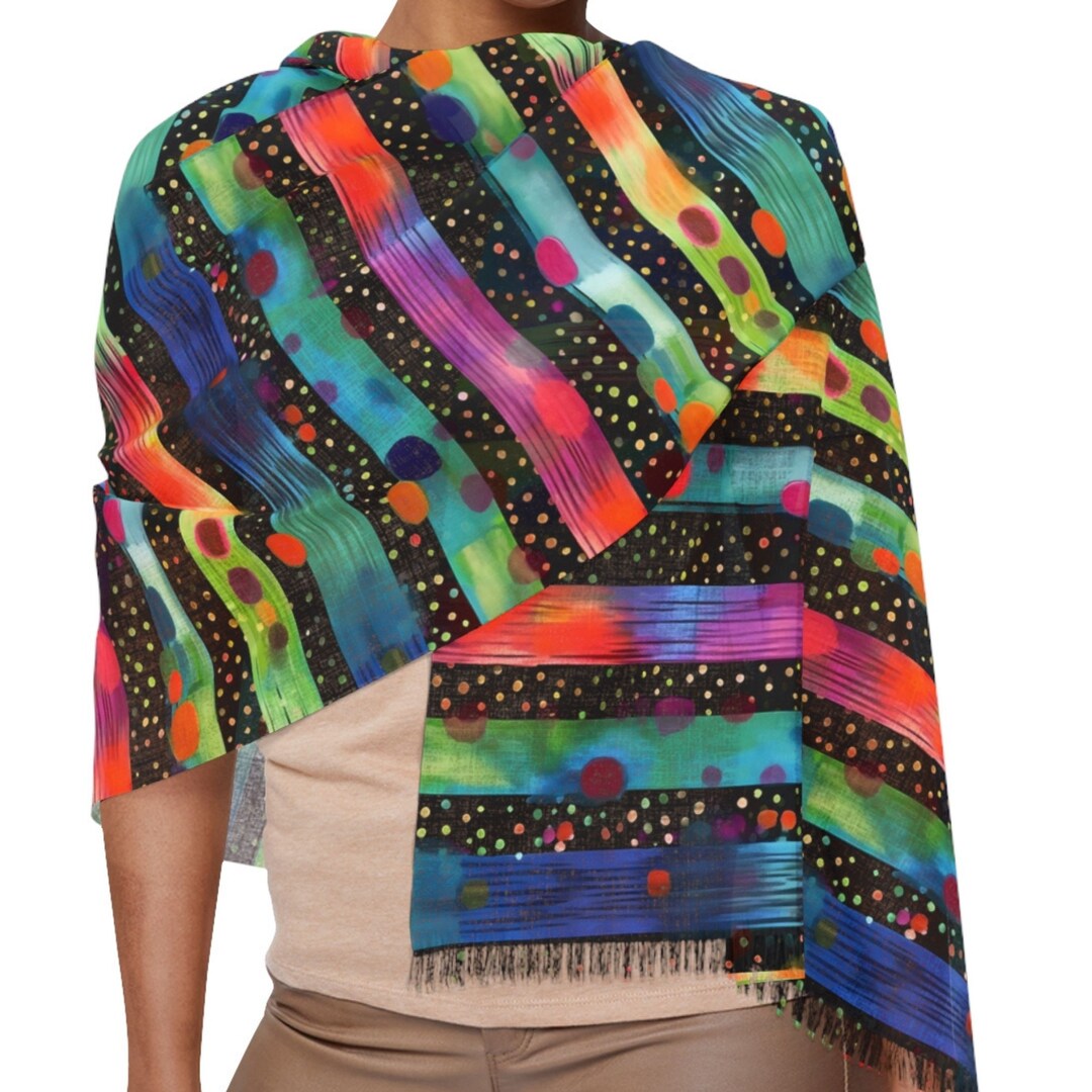 Oversized Scarf Extra Long Scarf Women Blanket Fringe Shawl Pashima ...