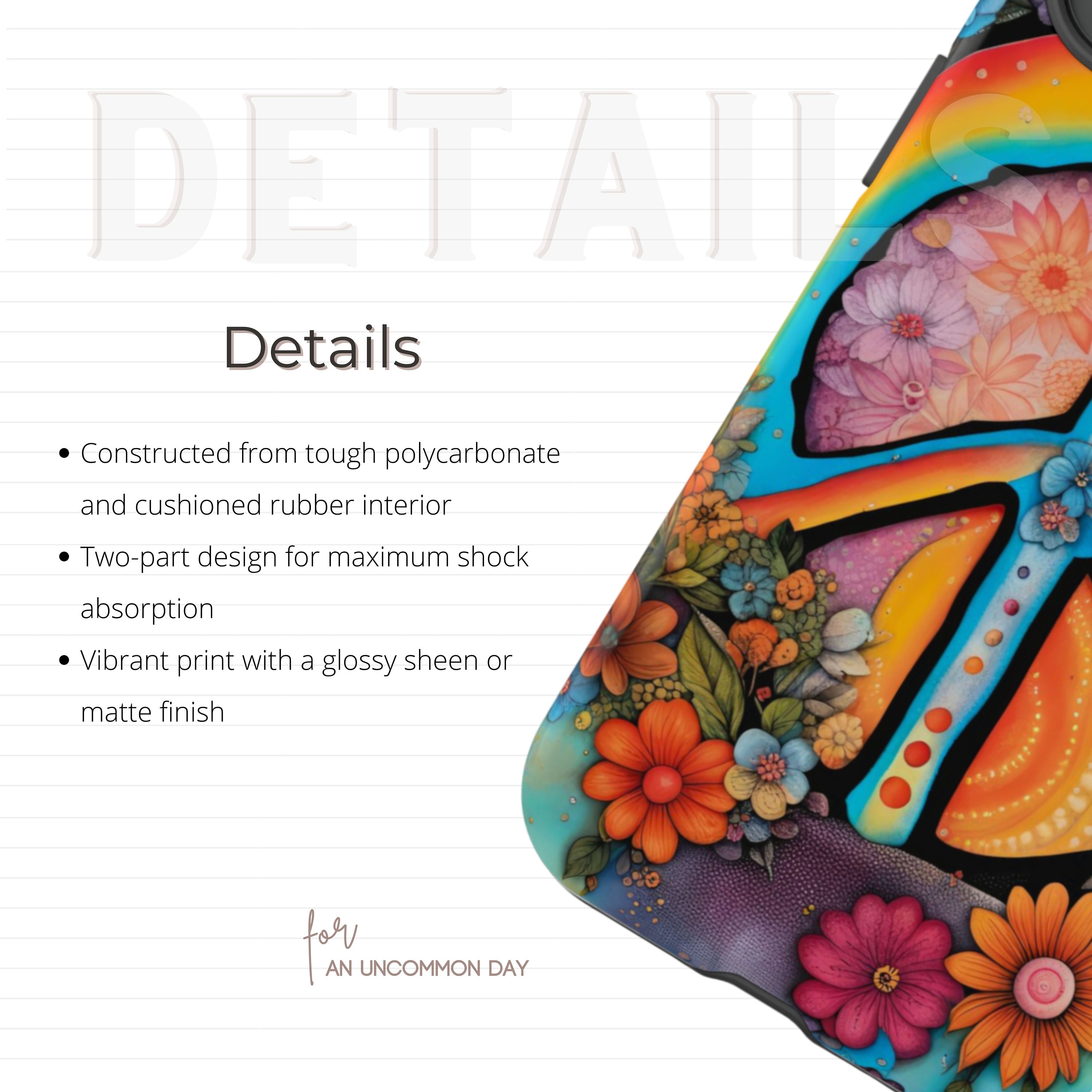 Abstract Phone Case With Peace Sign and Flower Art Retro Phone Case for ...