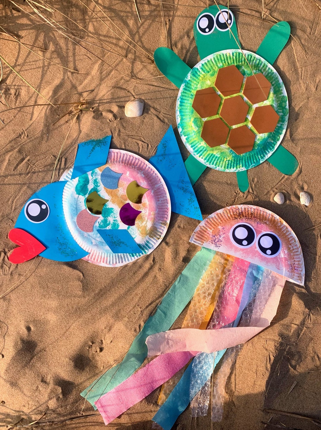 Create Your Own Sea Creatures Craft Kit Fun Activities for - Etsy