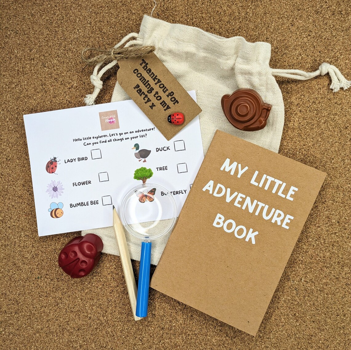 Mini Adventure Kit Party Favours Party Kit Party Bag Birthday Party ...