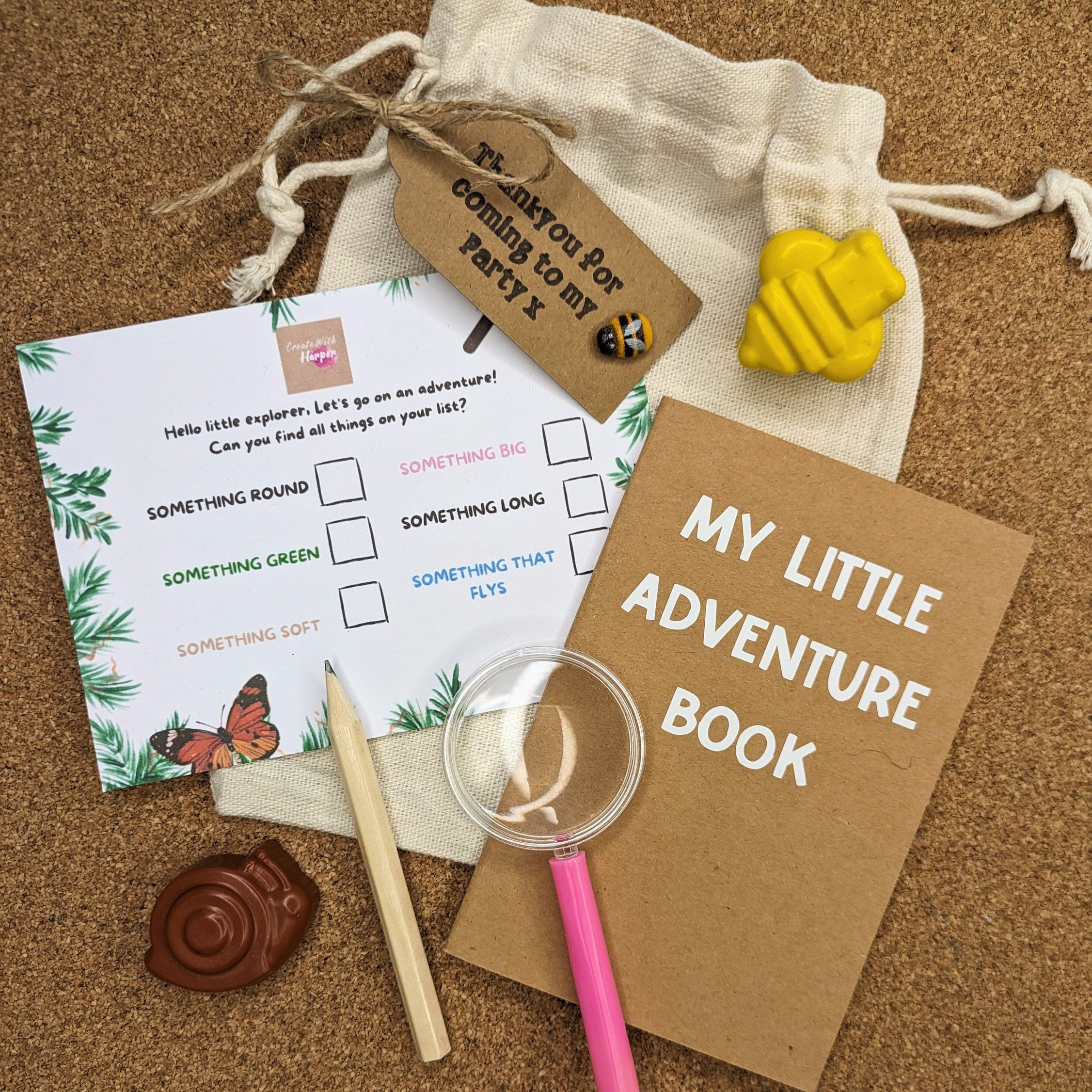 Mini Adventure Kit Party Favours Party Kit Party Bag Birthday Party ...