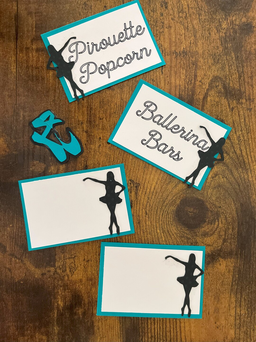 Dance Ballet Party Food Labels Customizable Color Options - Etsy