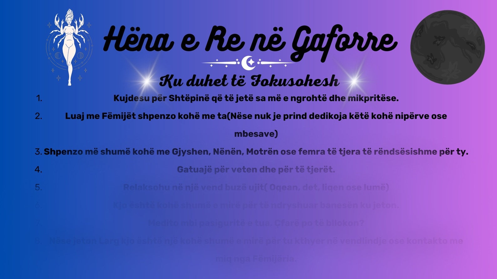 Moon Calendar 2024/ Lunar Calendar 2024 Albanian Version Kalendari ...