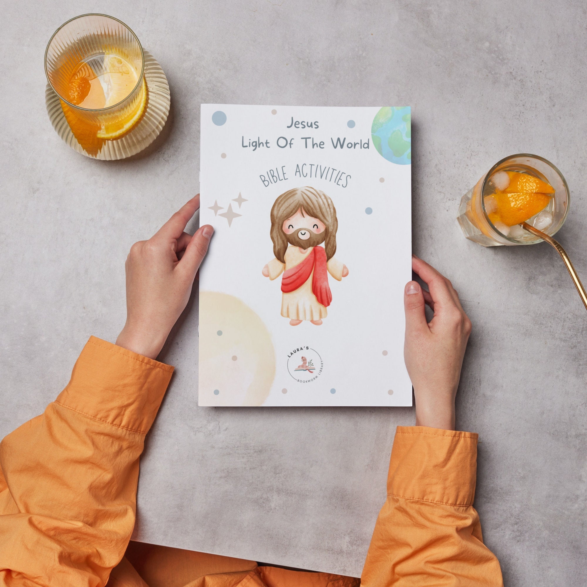 Jesus Light of the World Bible Activities Christian Children Worksheet ...