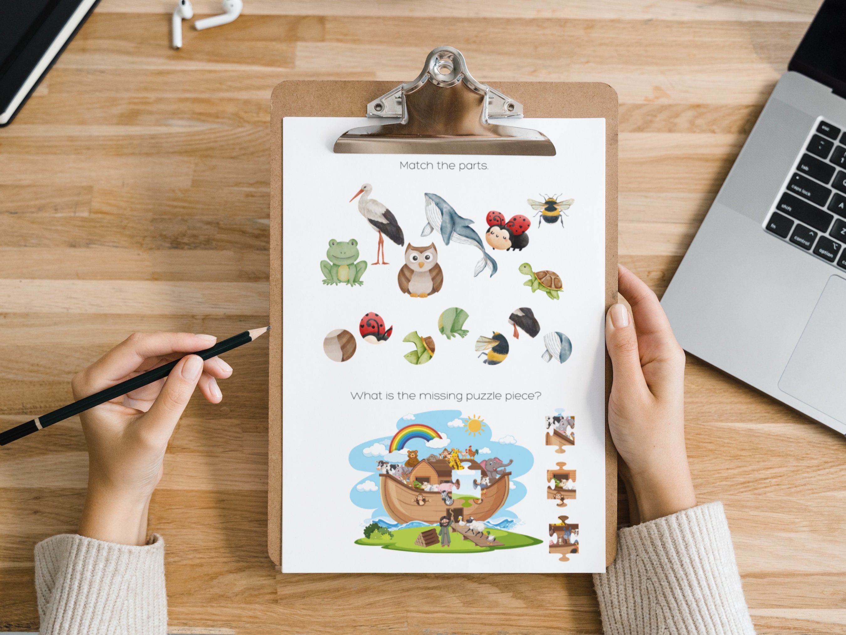 Noahs Ark Fun and Educational Bible Activities for Children Preschool ...