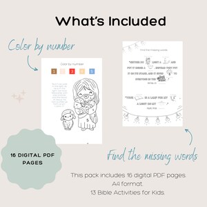 Jesus Light of the World Bible Activities Christian Children Worksheet ...