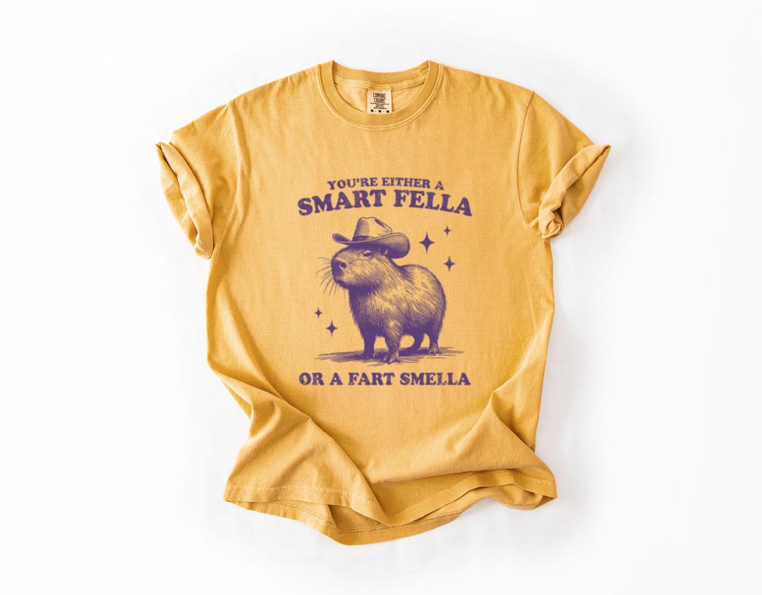 You're Either A Smart Fella or A Fart Smella Cowboy Capybara Meme ...