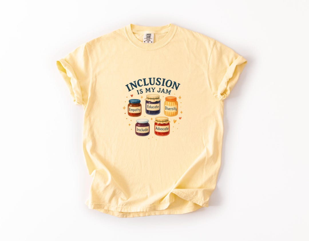 Inclusion is My Jam Gender-neutral Comfort Colors 1717 Shirt - Etsy