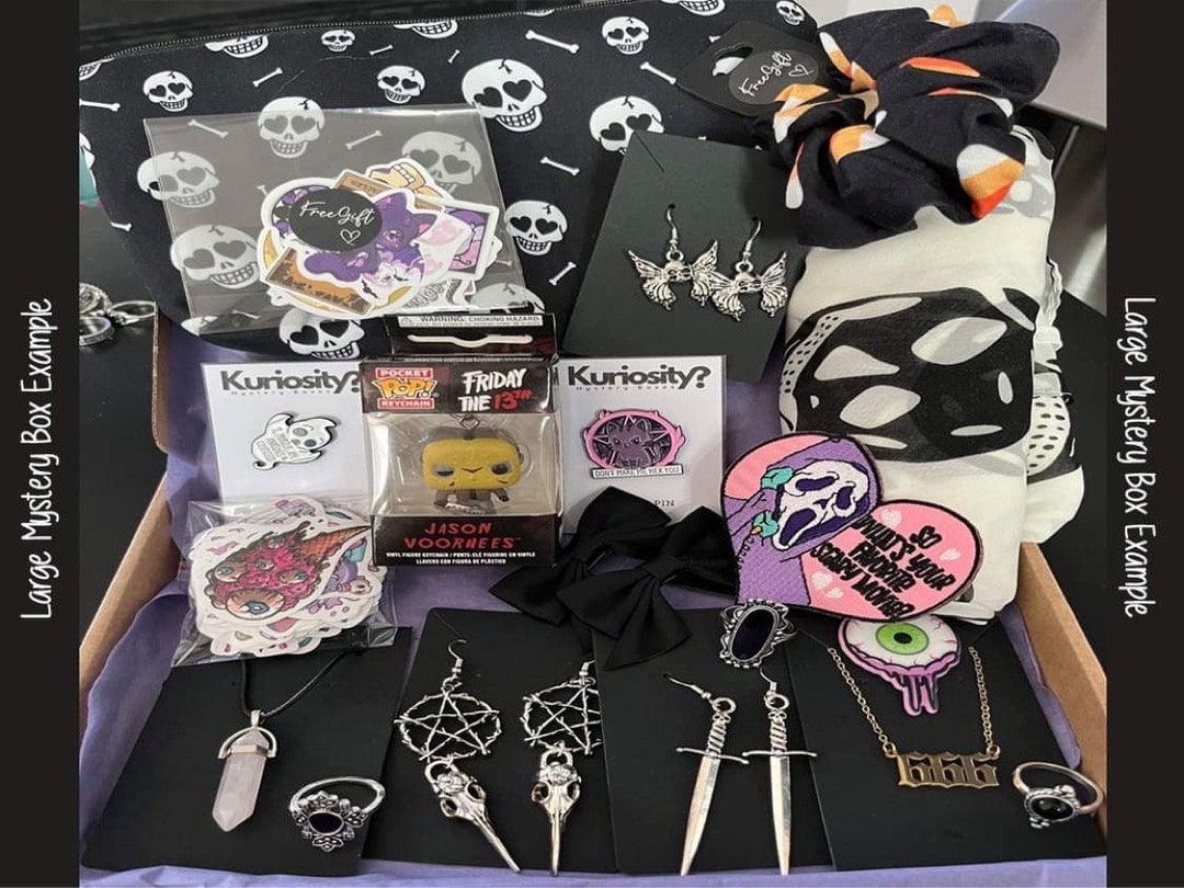 Gothic Mystery Box, Goth Mystery Box, Horror, Lucky Dip, Witch, Grab ...