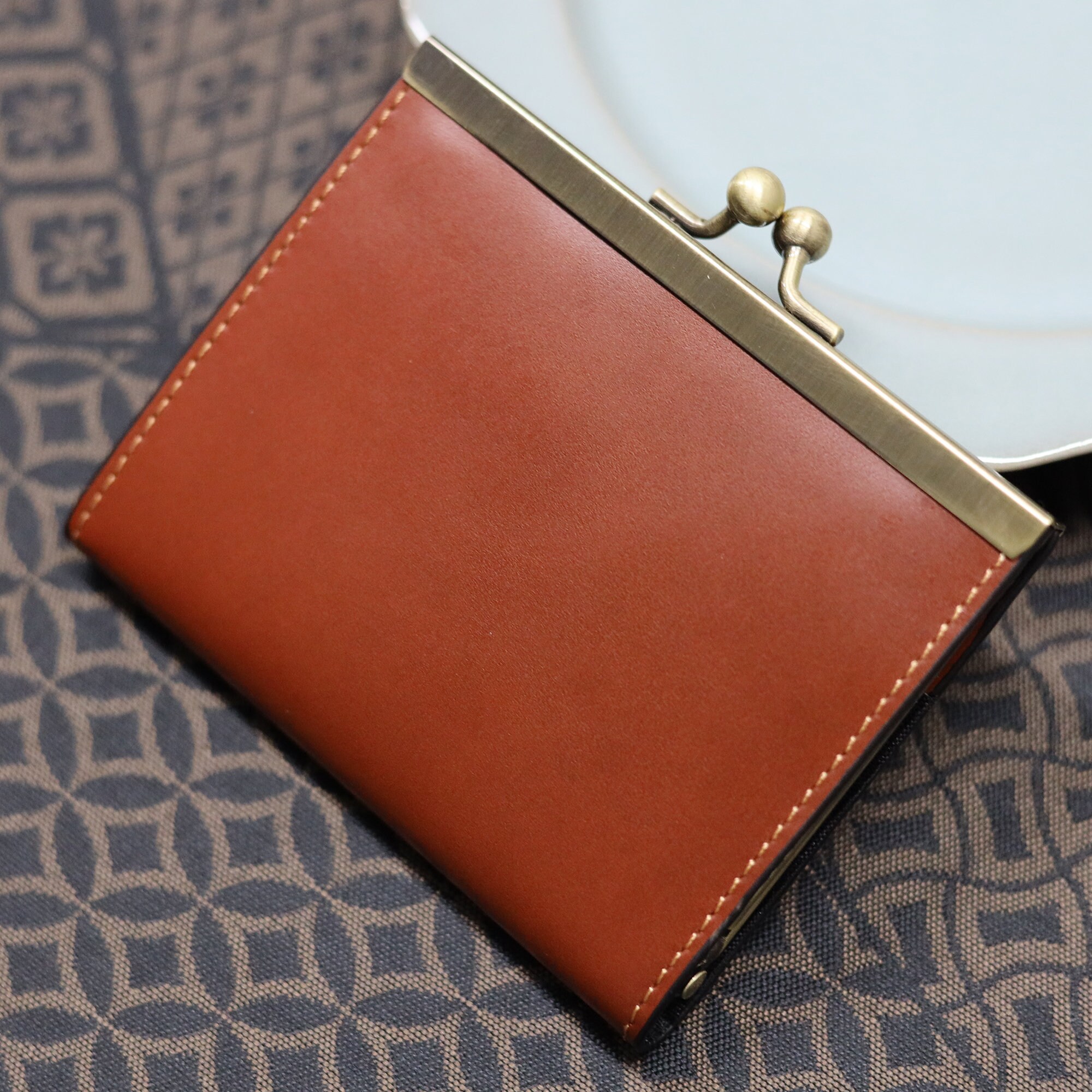 Handmade Vintage Leather Coin Pouch, Personalized Textured Coin Purse ...