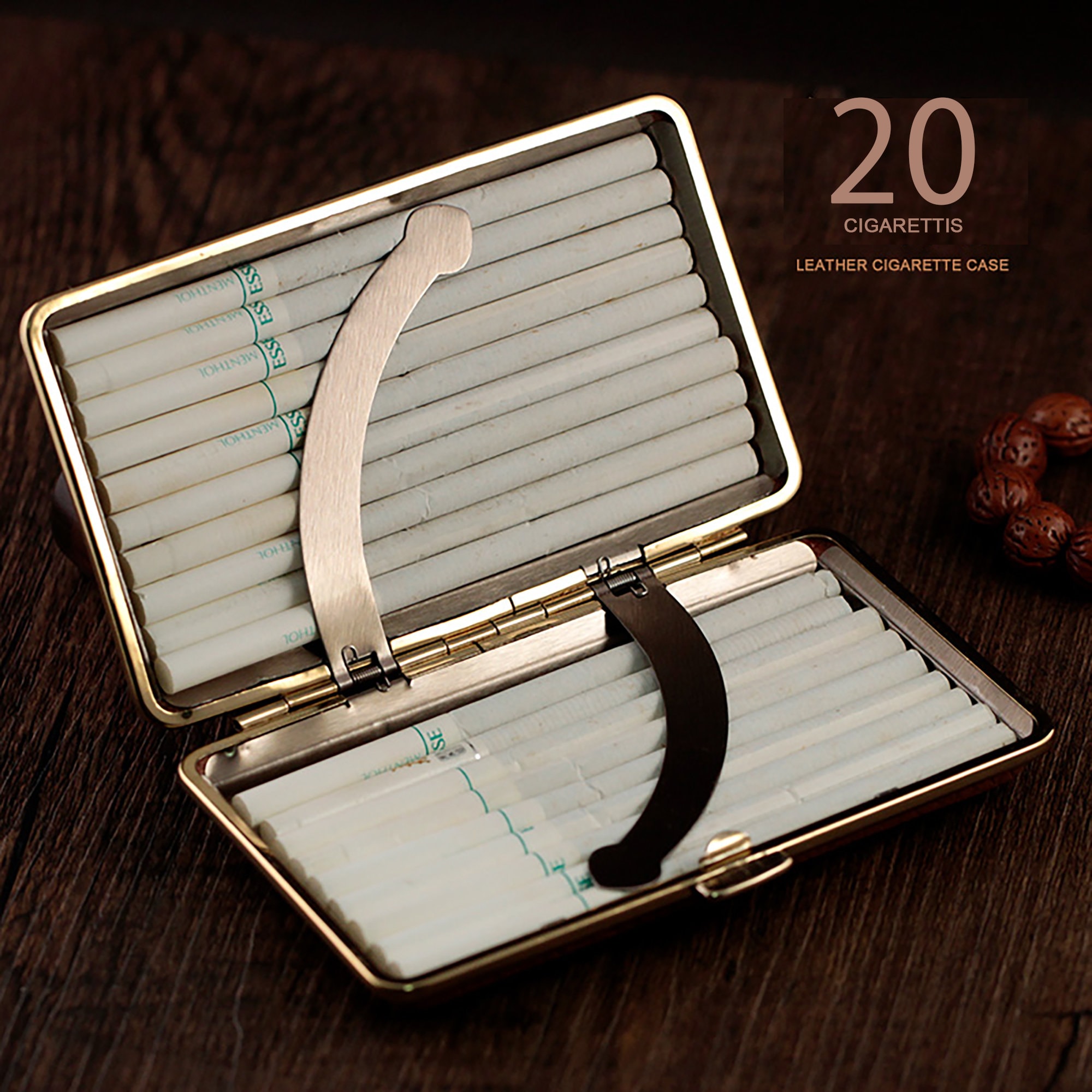 Personalized Cigarette Case, Customized Leather Cigarette Holder ...