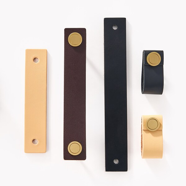 Leather Knobs - Etsy