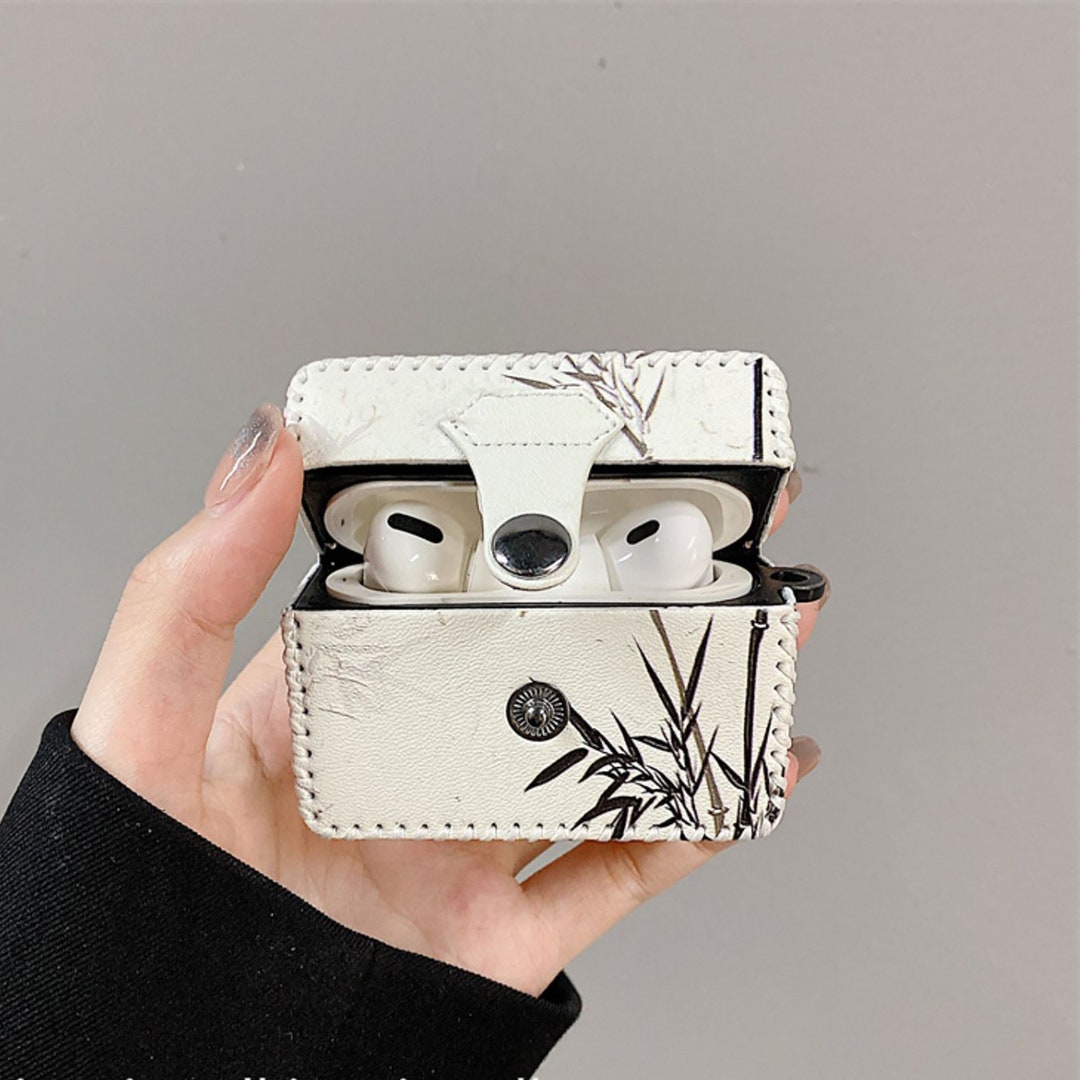Personalized Oriental Ink Painting Airpods Case, Ink and Bamboo ...