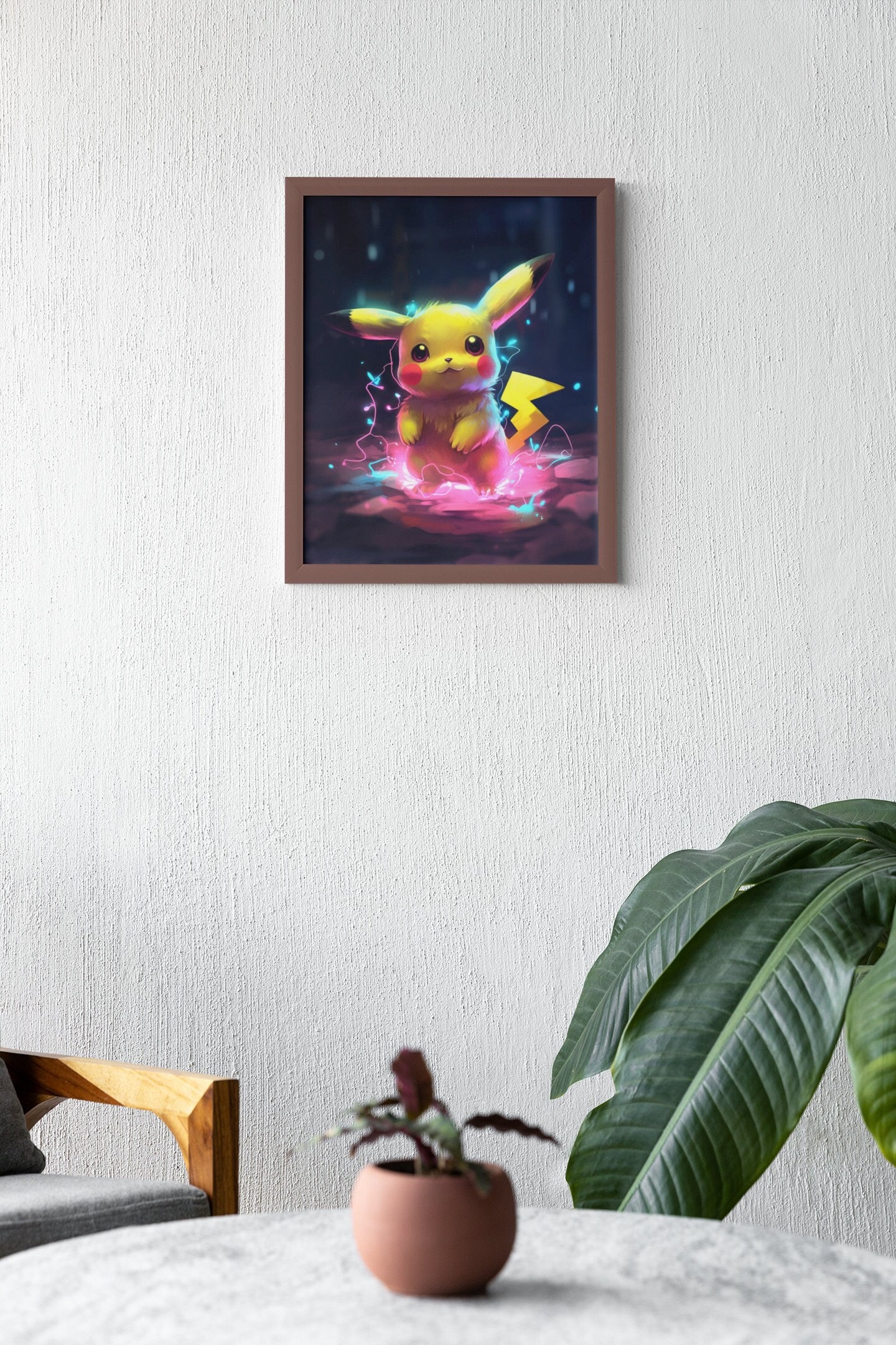 Pikachu Poster Art, Pokemon Poster Print, Beautiful Cartoon Poster ...