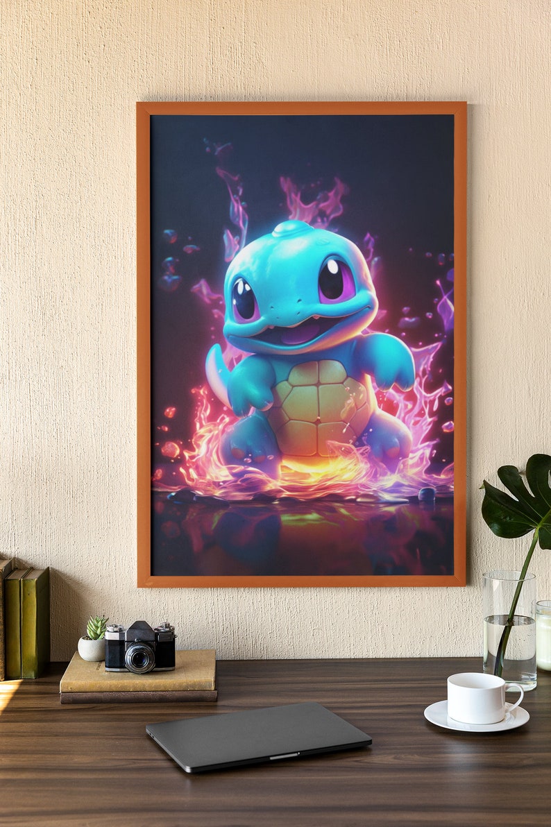 Pokemon Poster Art, Anime Print, Cartoon Wall Decor, Kids Room ...