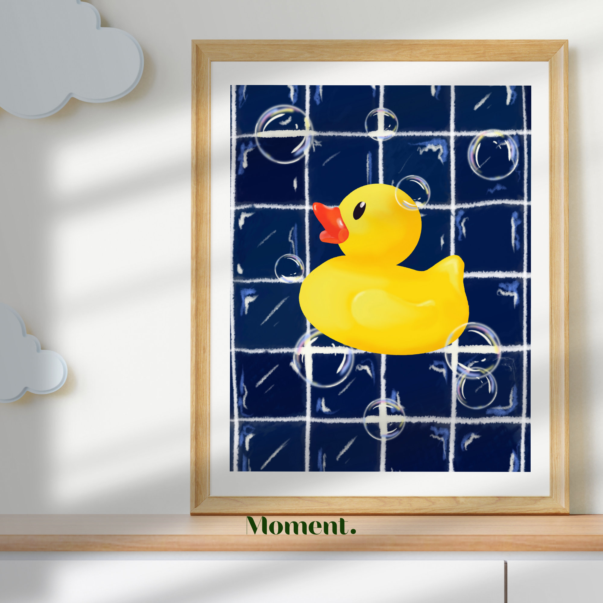 Duck on Air| Duck Illustration, Wall Art Duck Poster, Digital Printable ...