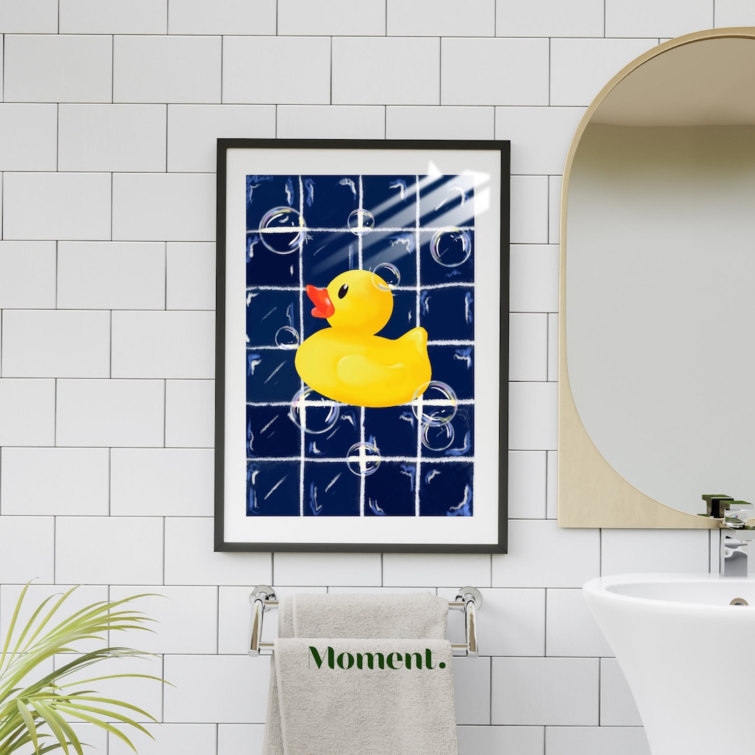 Duck on Air| Duck Illustration, Wall Art Duck Poster, Digital Printable ...