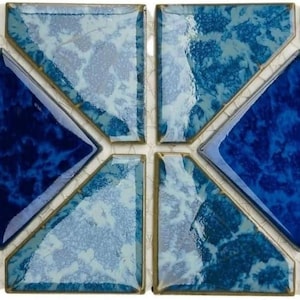 Aqua Marine With Marble Blue Diamond Porcelain Lineup Border Pool Wall ...