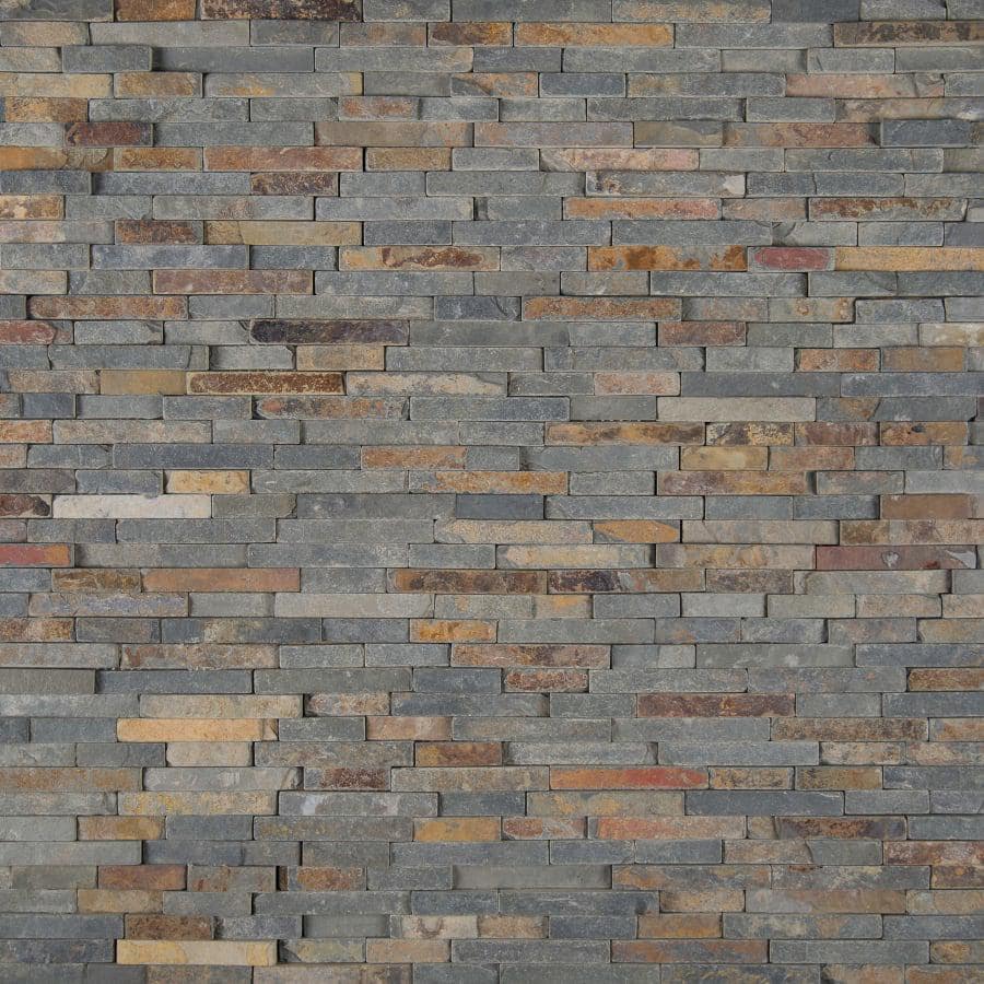 Rustique 3D Stacked Stone Slate Backsplash - Etsy
