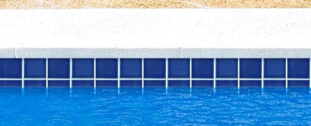 Cobalt Blue Porcelain Mosaic Tile, 3x3 Square Pattern - Etsy