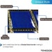 Cobalt Blue Porcelain Mosaic Tile, 3x3 Square Pattern - Etsy