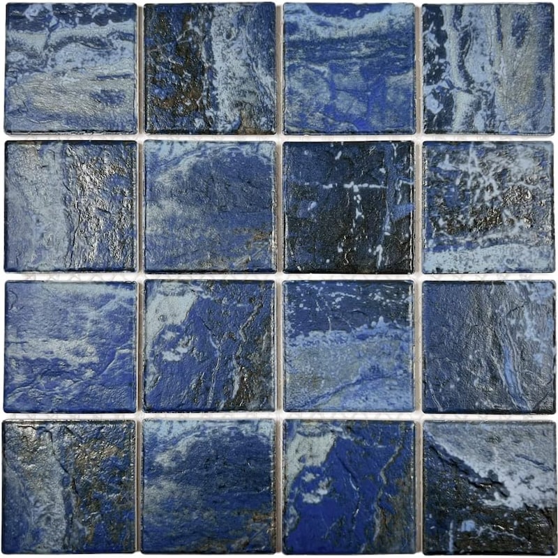 Blue Porcelain Pool Tile - Etsy