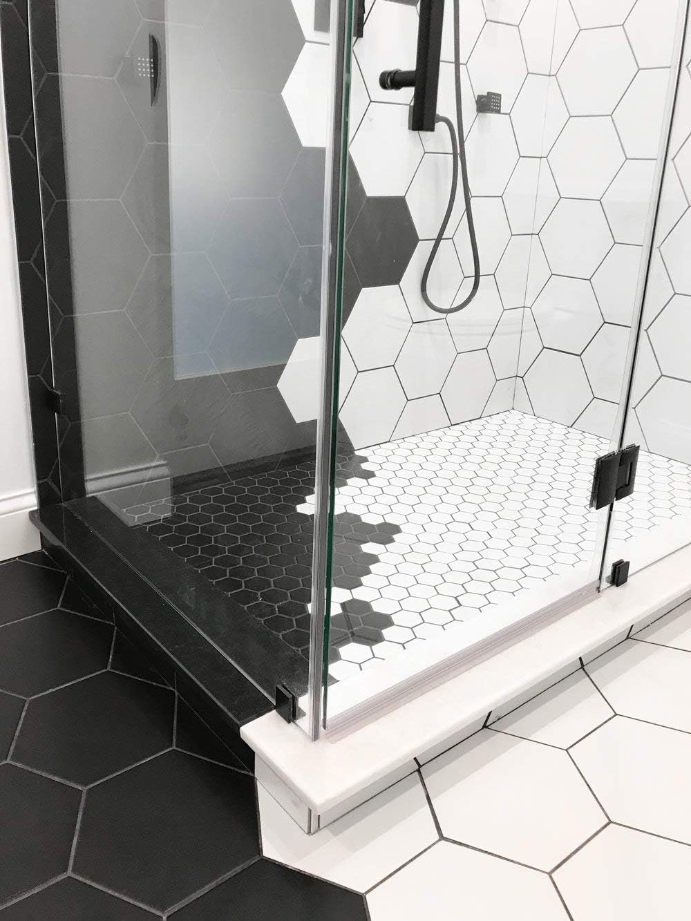 Quartz Pure Black Stone Threshold 36" X 4" Two Sides Beveled Polished ...