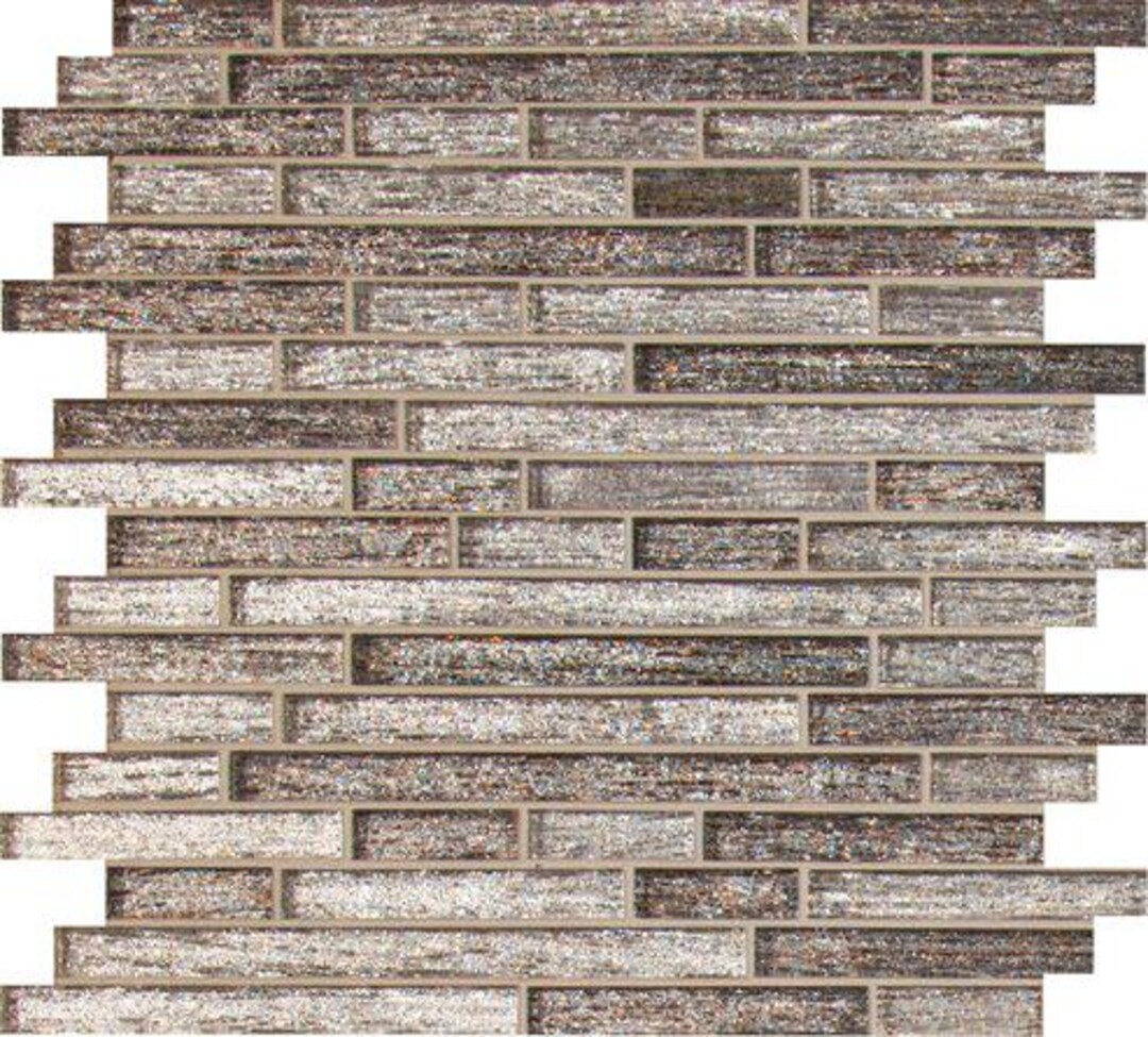 Shine Interlocking Pattern 8mm Glass Mosaic Tile - Etsy