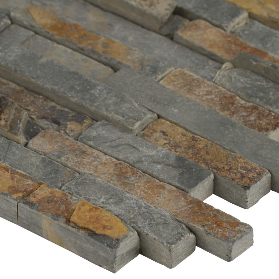 Rustique 3D Stacked Stone Slate Backsplash - Etsy