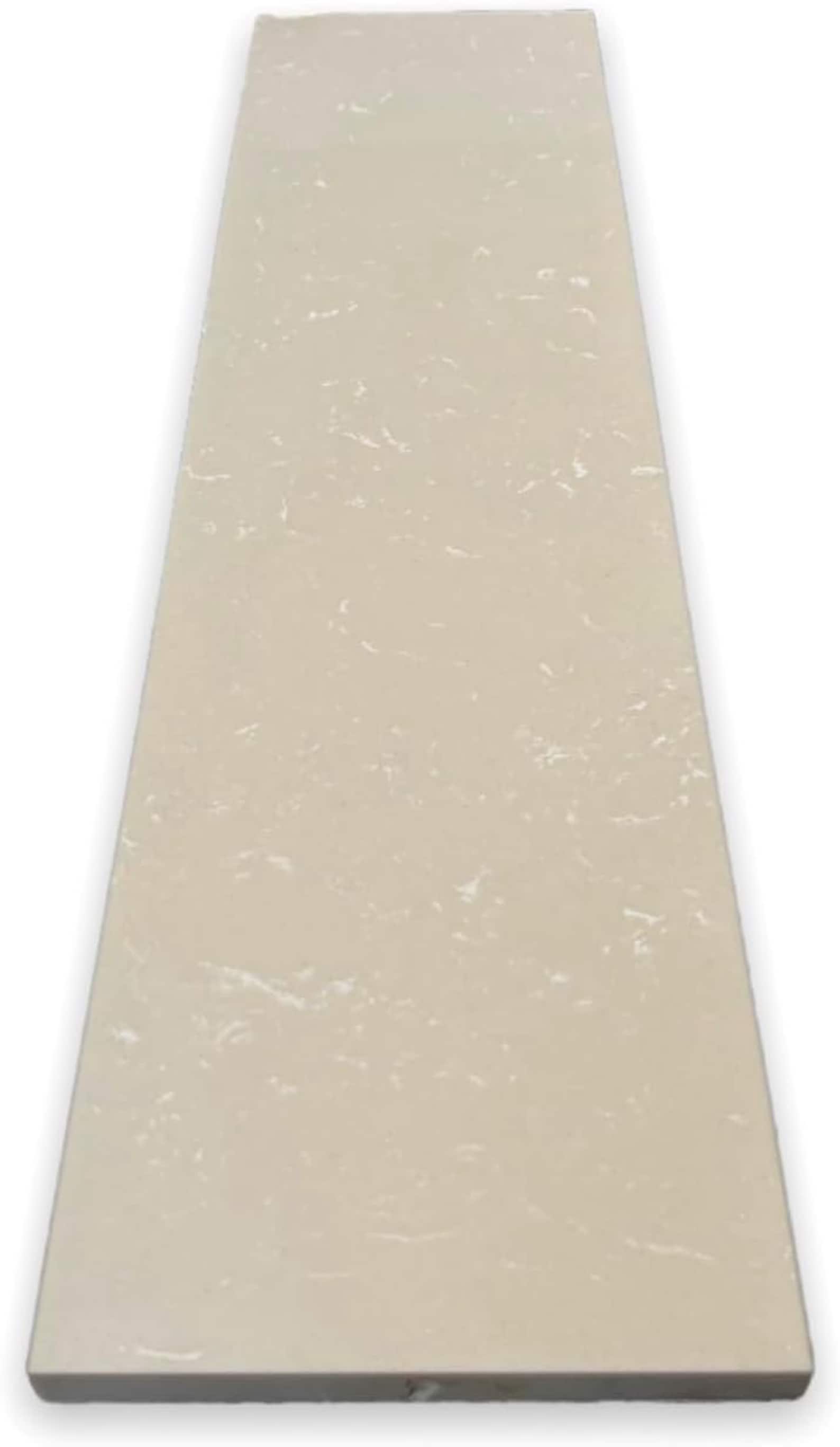 Threshold Shower Curb Custom Cut Size Crema Beige Engineered Marble ...