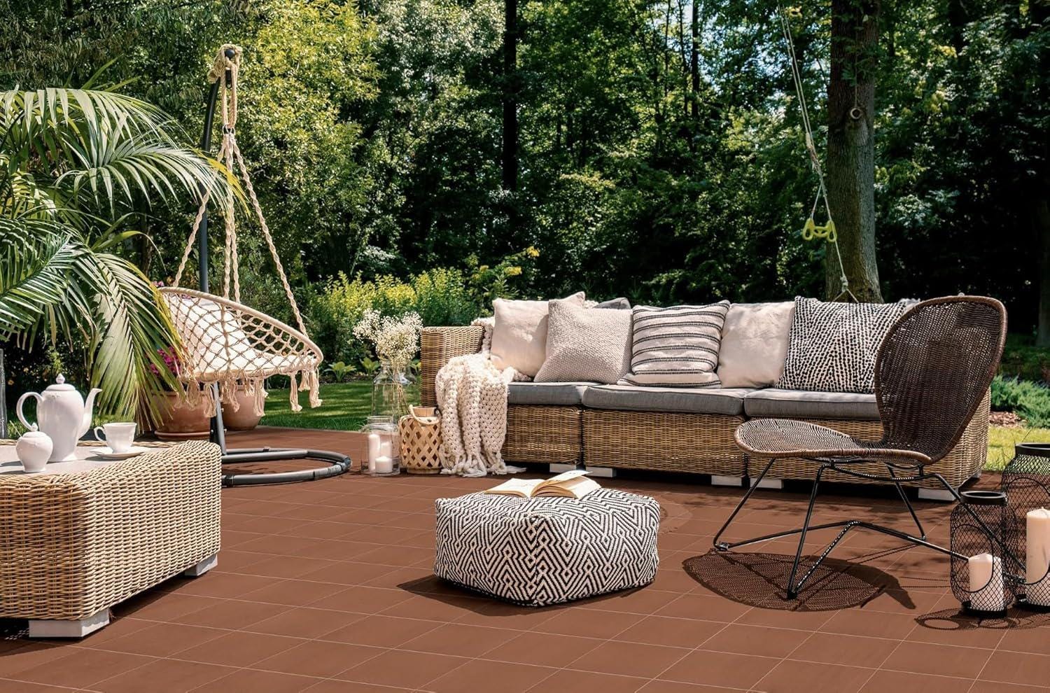 Colonial Red 6x6 Quarry Tile – Matte Non-slip Ceramic Tile for Floor ...