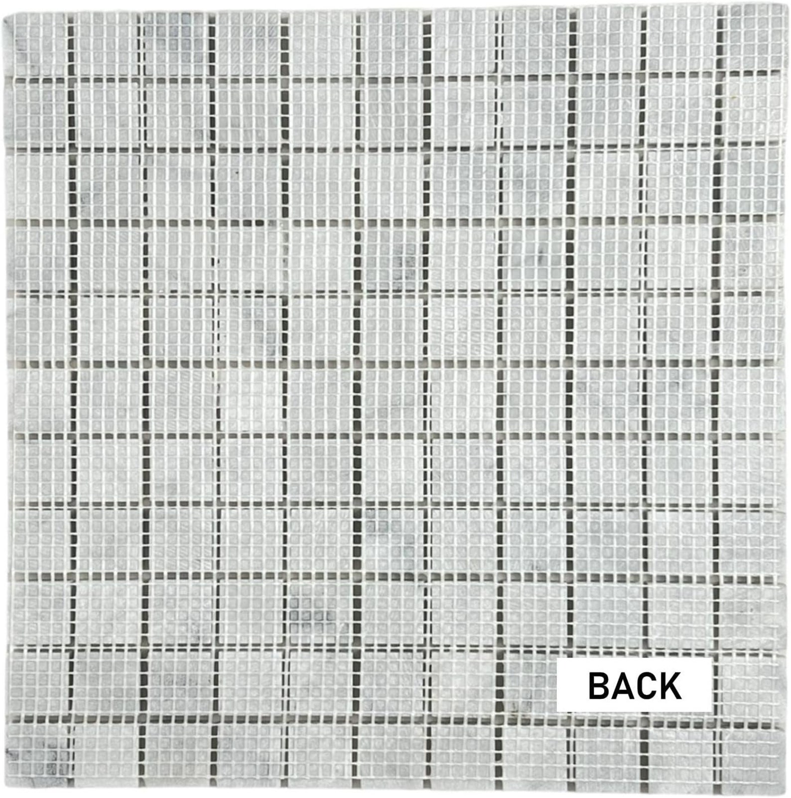 Carrara White Marble 1x1 Square Mosaic Tile Honed - Etsy