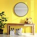 Yellow Penny Round Porcelain Mosaic Floor Wall Tile Backsplash - Etsy