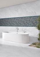 Blue Sky Interlocking Pattern Crystallized Glass Mosaic Tile - Etsy