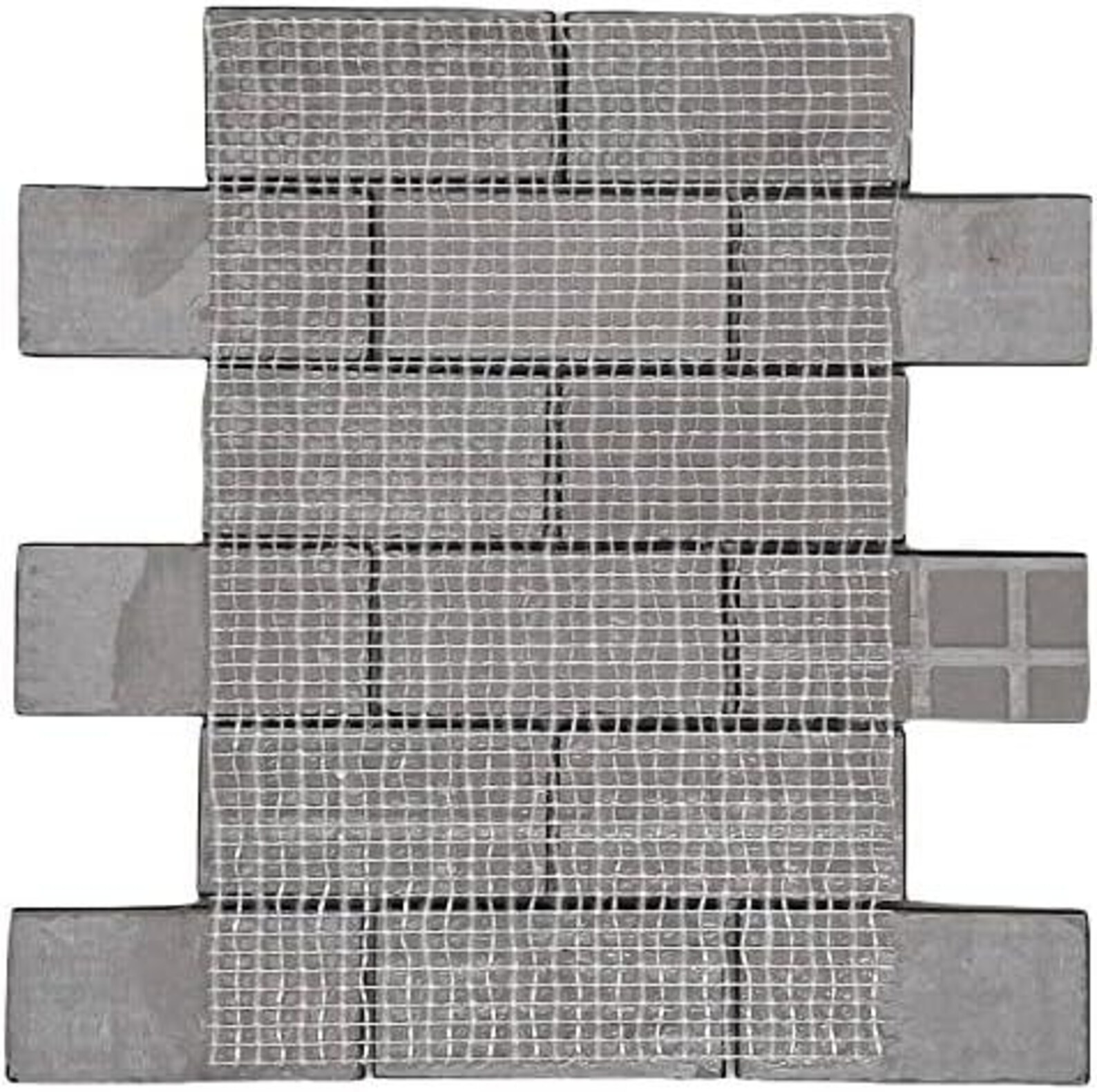 2x4 Inch Subway Mesh-mounted Metal Stainless Steel Mosaic Tile - Etsy
